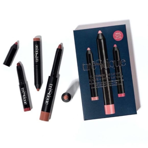 treStiQue | Makeup | Trestique Florence Fig Lip Set Trio Matte Shiny ...